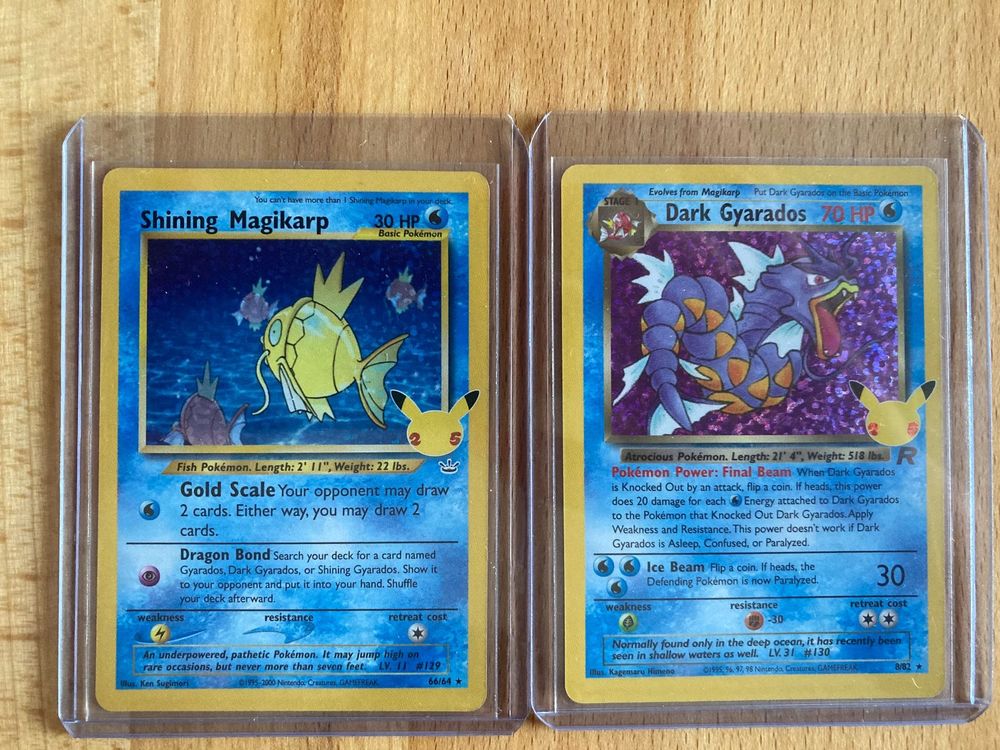 Pokémon Shining Magikarp, Dark Gyarados | Kaufen auf Ricardo