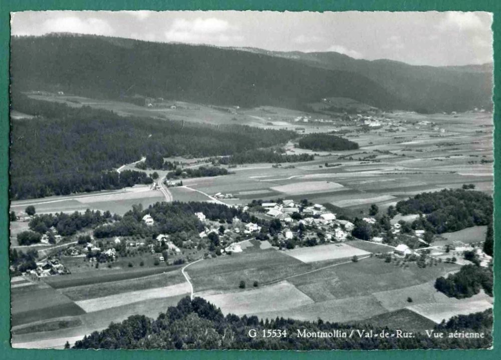 Montmollin / Val de Ruz, Vue aérienne (Gebraucht) in Sargans für CHF 1 – mit Lieferung auf ...