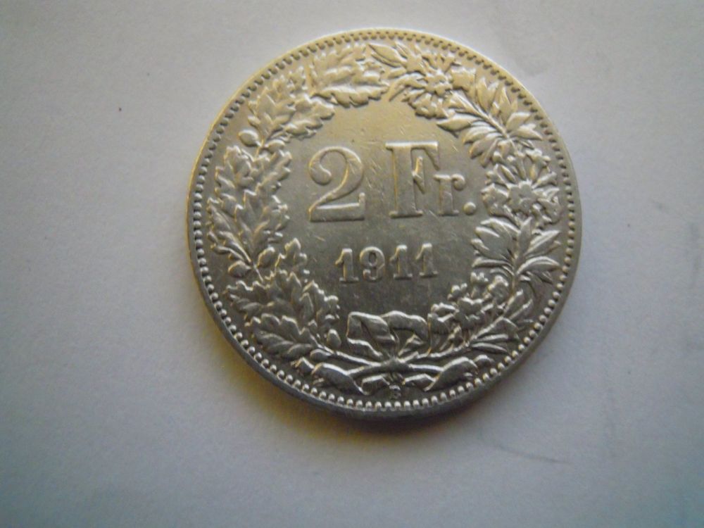 2 Fr. 1911 gute Erhaltung | Kaufen auf Ricardo
