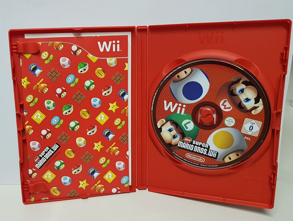 Wii New Super Mario Bros. Marios Abenteuer einfach Spass (Gebraucht) in ...