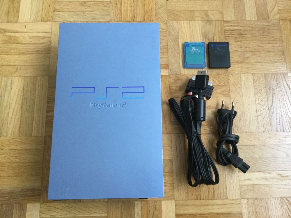 PS2 Fat Konsole Aqua Blue Limited Edit. (Gebraucht) in Basel für CHF 95 ...
