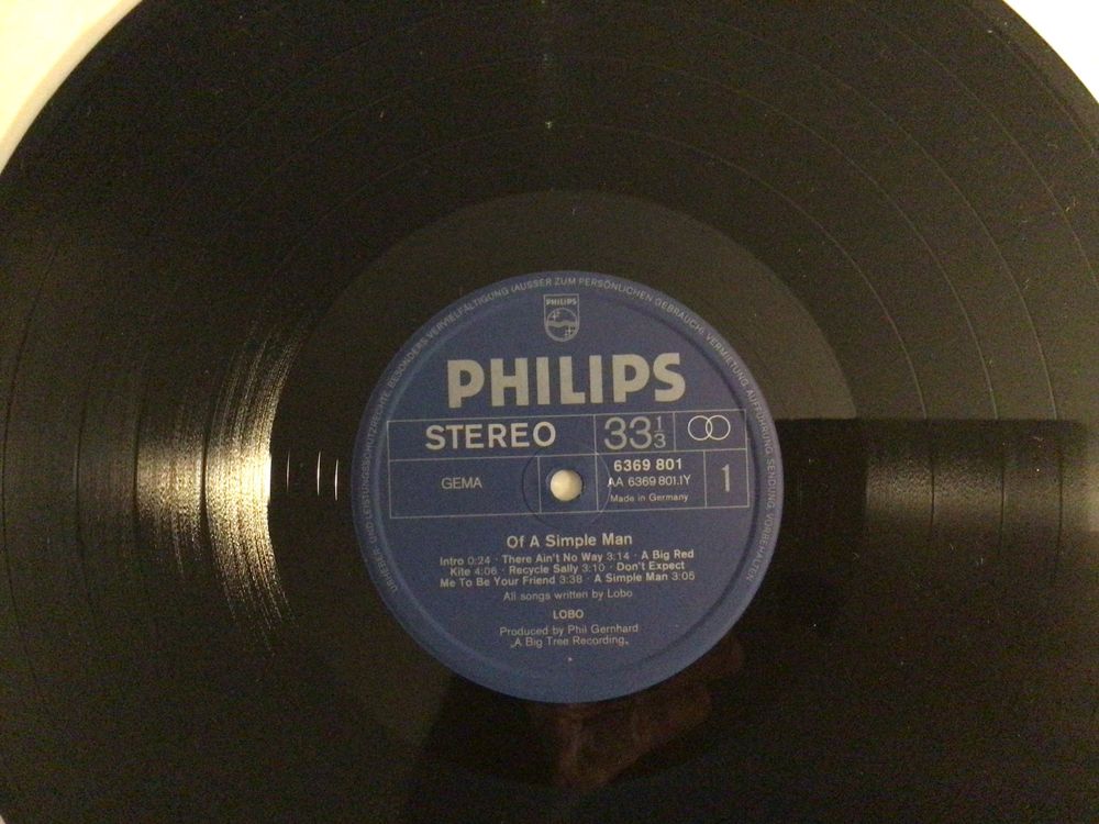 LOBO, A simple Man, LP1974 (Gebraucht) in Steinach für CHF 6 – nur ...