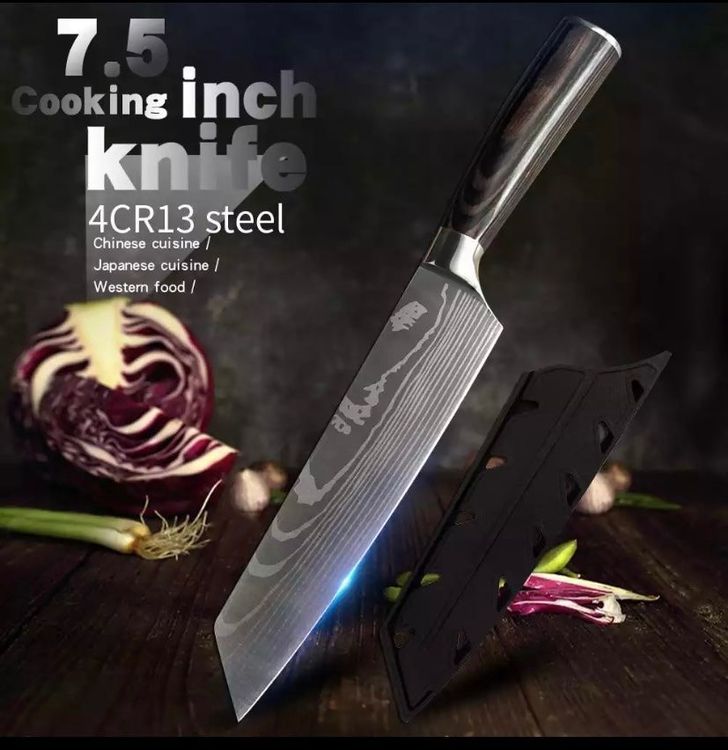 Damast Laser Küche Messer Ab 1.- Professionelle Japanischen! (Neu und ...