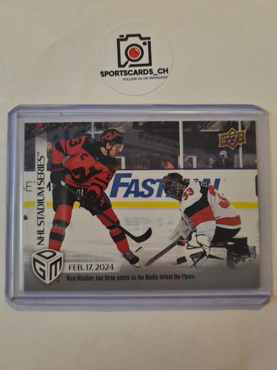 Carte Nico Hischier Devils Flyers 2024 Stadium Série 🔥🔥🔥 (D'occasion) à ...