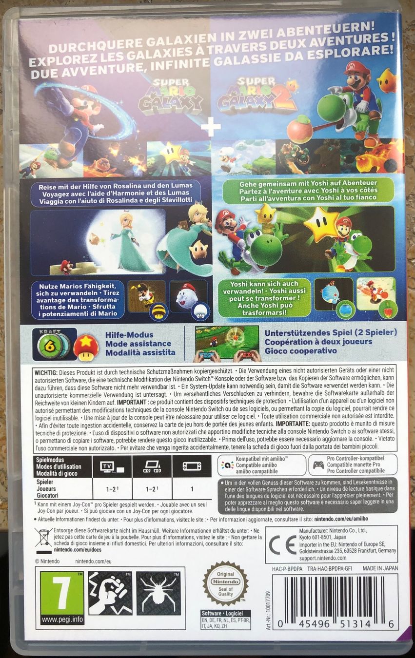 Super Mario Galaxy + Super Mario Galaxy 2 (Nintendo Switch) (Gebraucht ...