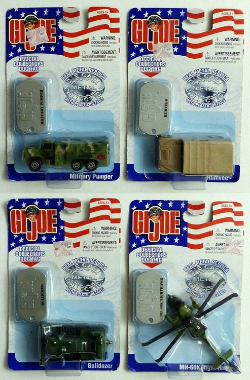 GI JOE DIE CAST METAL COLLECTION REAL REPLICA LOT 4 HASBRO | Kaufen auf ...
