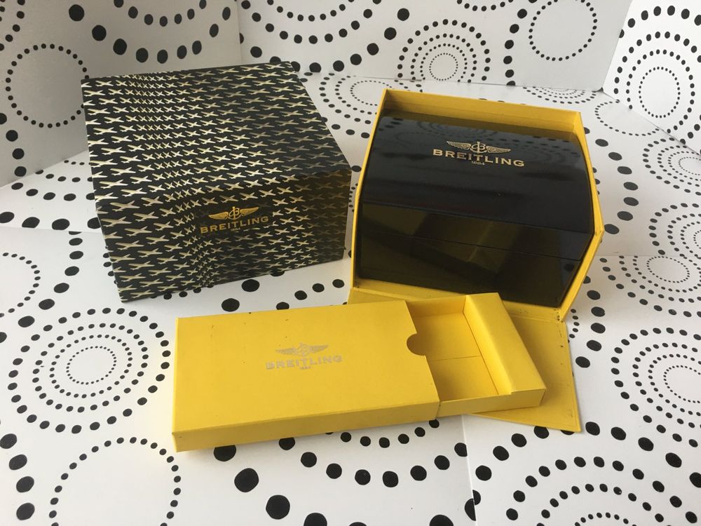 BREITLING ORIGINAL - WATCH CASE BOX ECRIN SCHACHTEL - RARE ! (Gebraucht ...