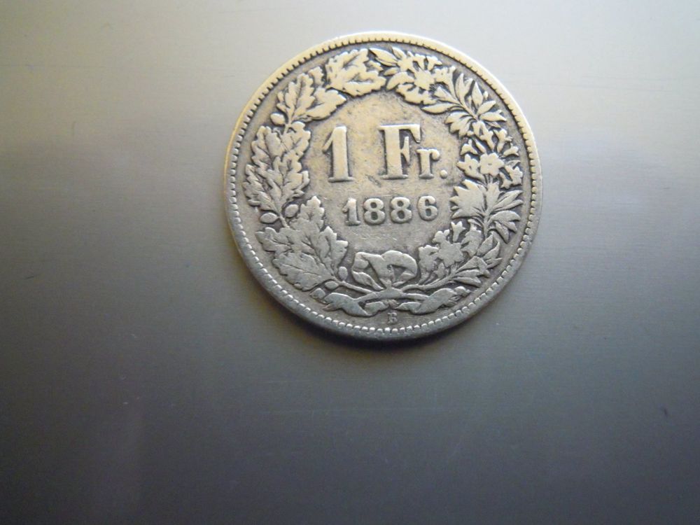 1 Fr. 1886 uralt (Gebraucht) in Kriegstetten für CHF 4.9 – mit Lieferung auf Ricardo kaufen