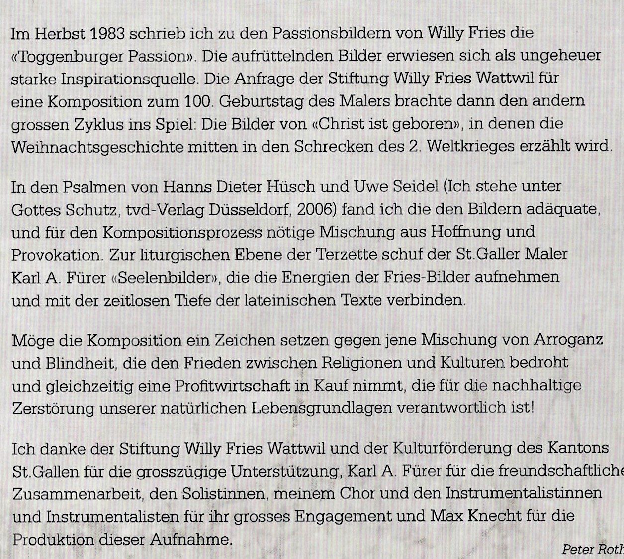 Peter Roth BEFREIE MICH VON DER MACHT DER HOHLKÖPFE CH CD (Gebraucht ...