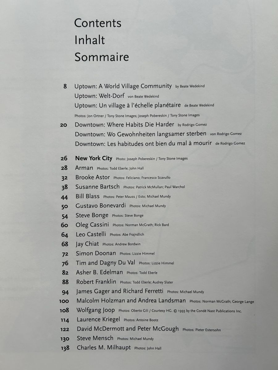 New York Interiors by Beate Wedekind - Taschen Book 🎁 (Gebraucht) in ...