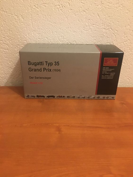 CMC Bugatti Type 35 Grand Prix (1924) 1/18 (Neu und originalverpackt ...