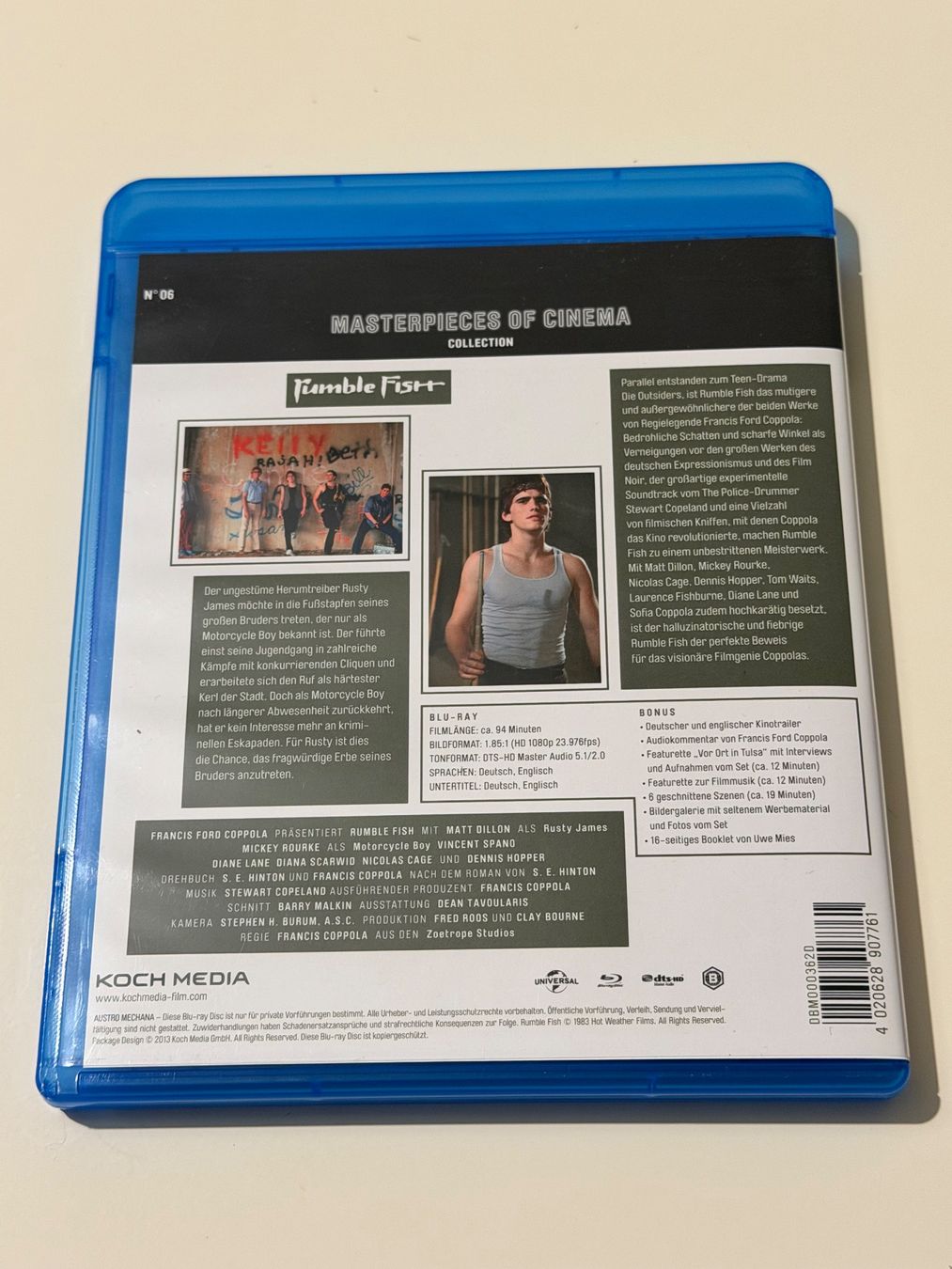 Rumble Fish - Blu-Ray - Top Zustand! (Neu (gemäss Beschreibung)) in ...