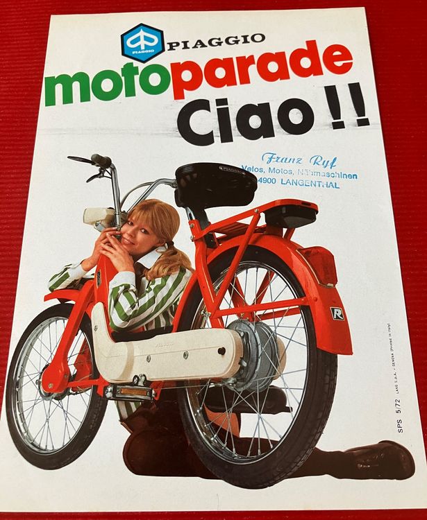 Ciao Piaggio Flyer Prospekt | Kaufen auf Ricardo
