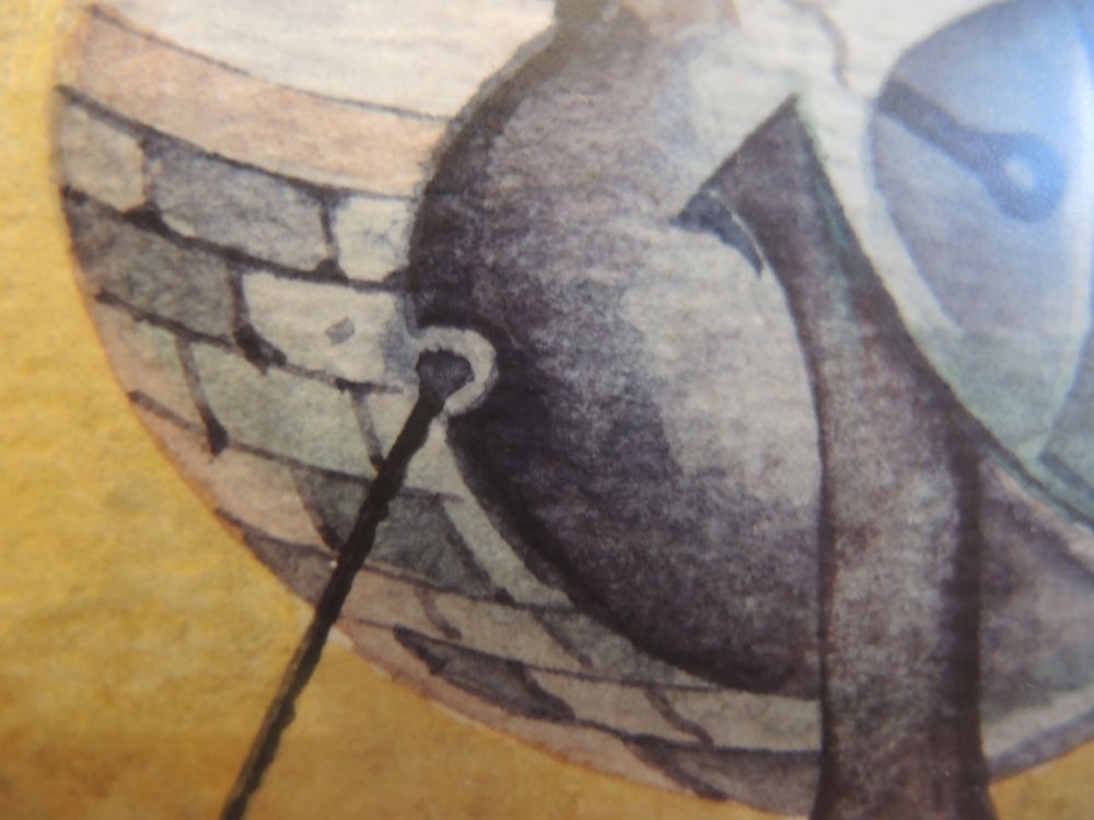 Daniel de Tramecourt KULA BALL signiert Aquarell Gemälde (Gebraucht) in ...