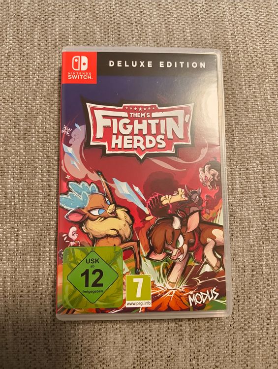 Them's Fightin' Herds Deluxe Edition Switch (Neu (gemäss Beschreibung ...