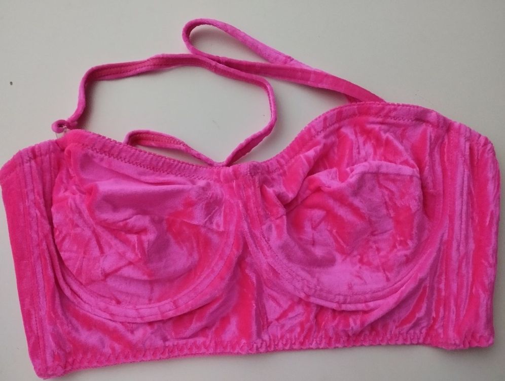 BH, pink, plüsch, antik, Gr. B 80, Porto 2.00 | Kaufen auf Ricardo