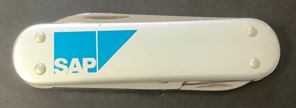 VICTORINOX SUISSE ALU REKLAME - MESSER, KLEIN, SILBER SAP | Kaufen auf Ricardo