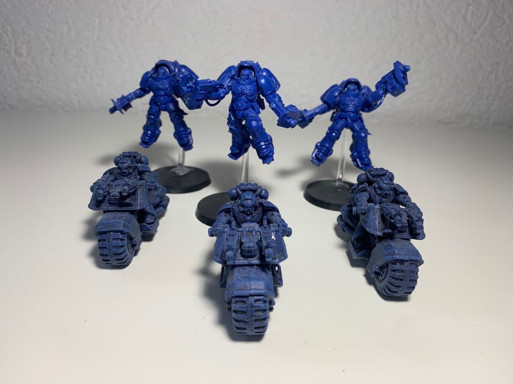 Warhammer 40k space marine jetpack + bikers | Acheter sur Ricardo