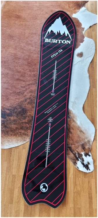 Snowboard Burton Fish 156 Sammlerboard "Out of stock" 2009 (Neu (gemäss ...