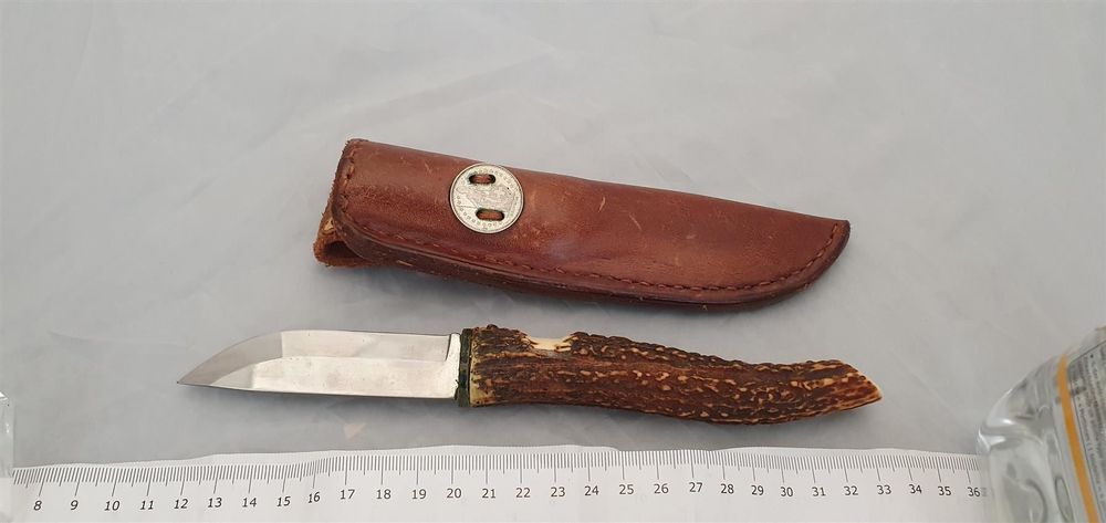 JagdMESSER HIRSCHHORN JÄGER MESSER (Antik) in für CHF 20 – mit ...