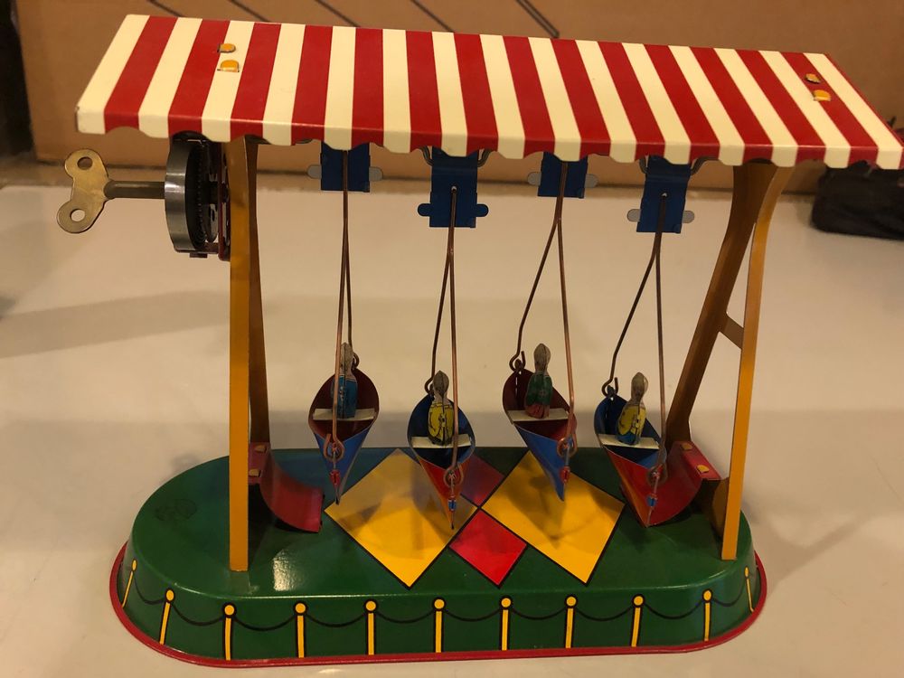 Vintage-Blechspielzeug: Schiffschaukel, Robert Wagner (Gebraucht) in ...