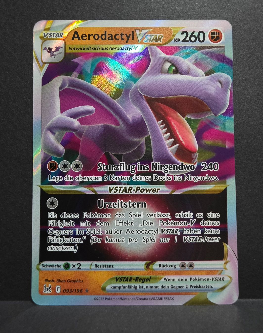 Pokémon Aerodactyl VSTAR 093/196 🇩🇪 MINT (Neu (gemäss Beschreibung)) in ...