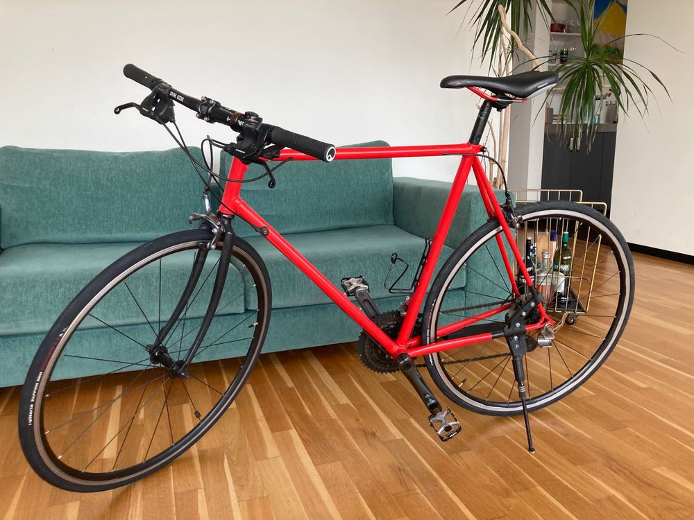 rotes City Rad / Rennrad | Kaufen auf Ricardo
