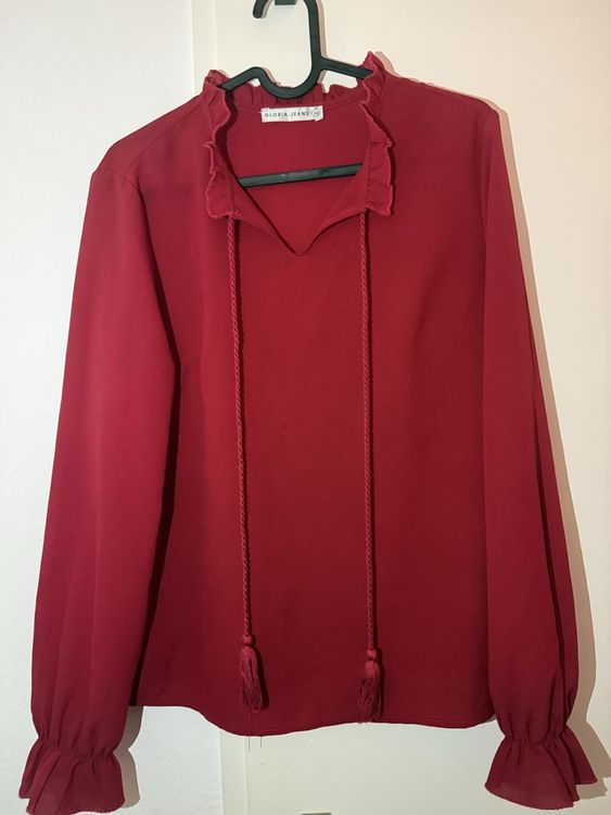 Thin red formal blouse - XS (Neu (gemäss Beschreibung)) in Zürich für ...
