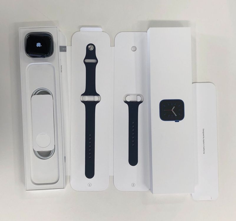 APPLE WATCH SERIES 6 BLUE ALIMINUM CASE DEEP NAVY SPORT BAND | Kaufen ...