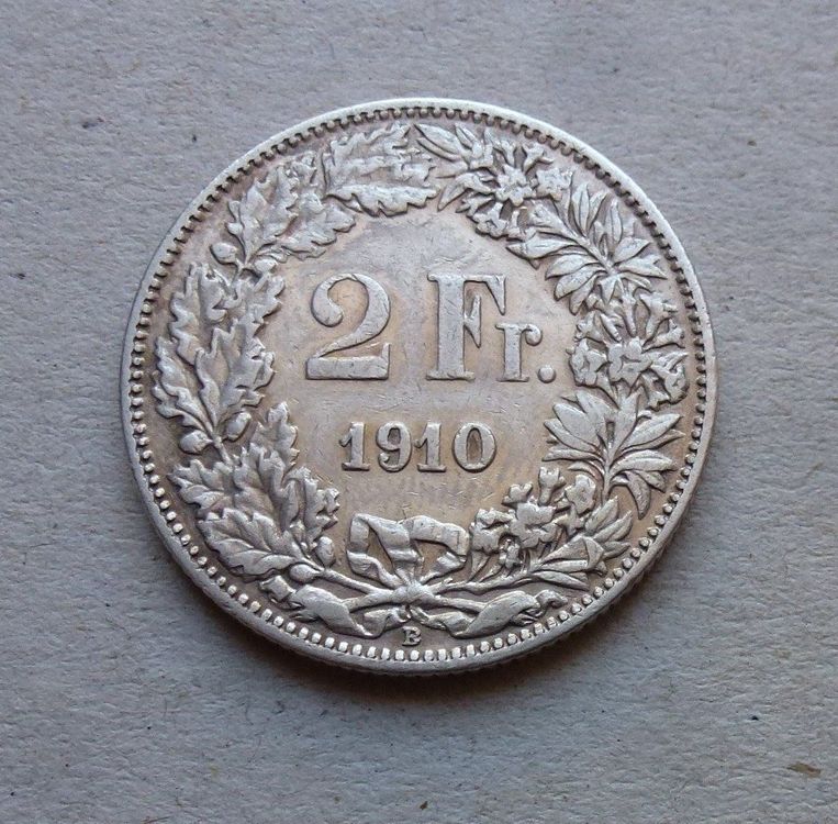 ++ 2.- Franken 1910, gute Erhaltung | Kaufen auf Ricardo