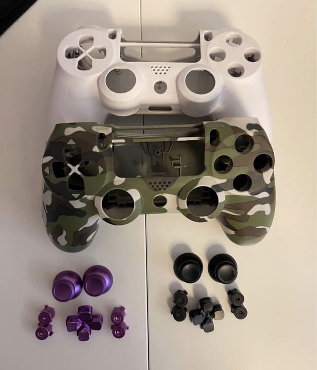 2x Playstation 4 Controller Case (DIY) inkl. Zubehör (Gebraucht) in ...