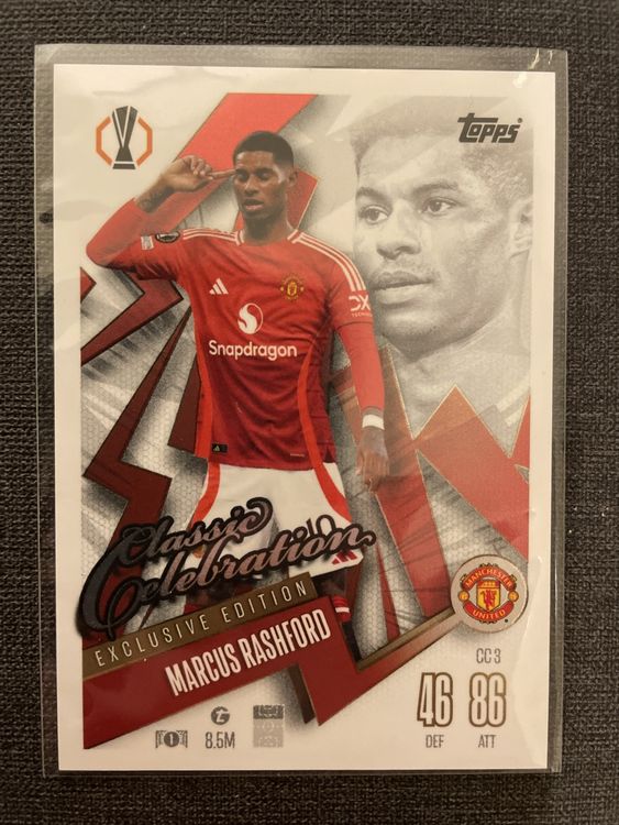Topps Match Attax Marcus Rashford Manchester United (Neu (gemäss Beschreibung)) in Burgdorf für ...