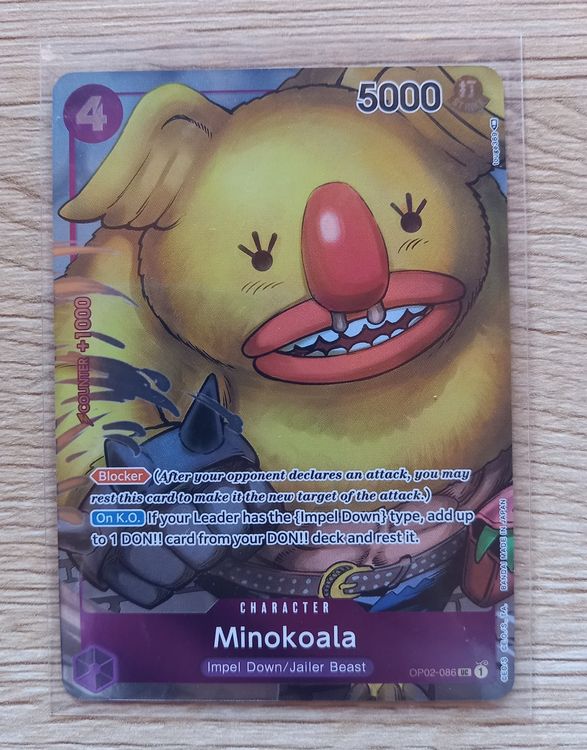 One Piece Card Game Paramount War OP02-086 Minokoala (Neu (gemäss ...