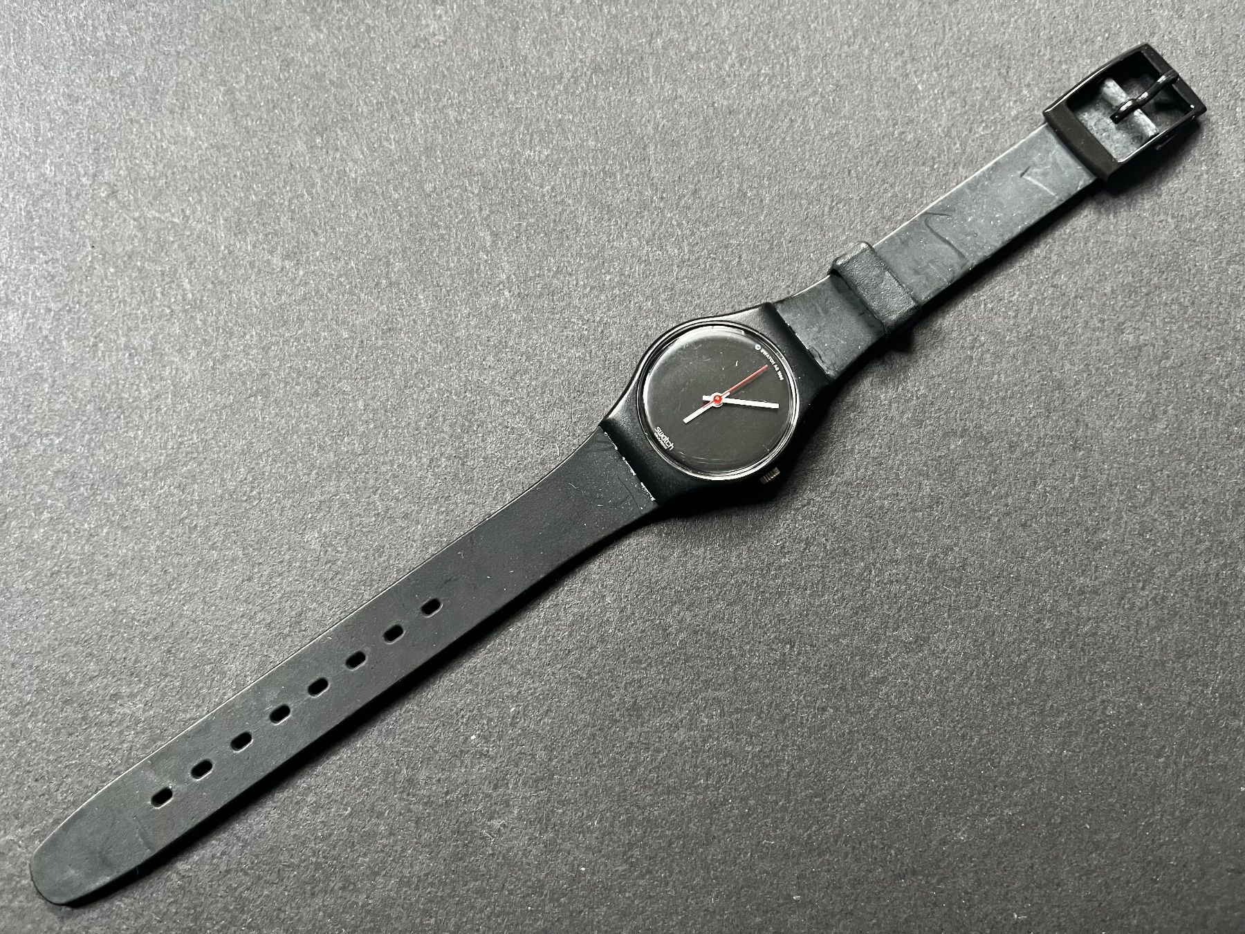 Swatch Lady Black Pearl LB114 1987 selten - Dummy (Neu (gemäss ...