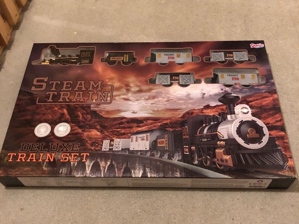 Denis Steam Train Deluxe Train Set Eisenbahn (Neu und originalverpackt ...