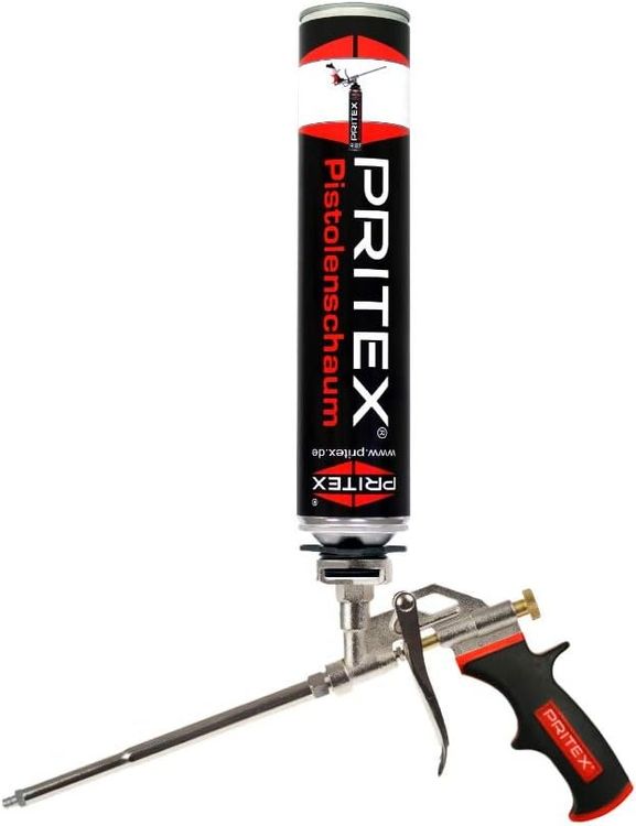 Neue Bauschaumpistole & 3 x 750ml Bauschaum PRITEX (Neu (gemäss ...