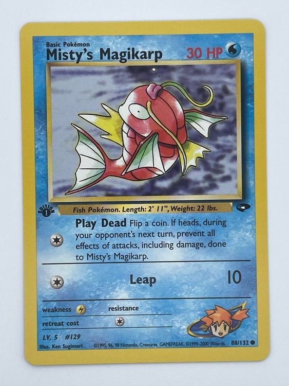 Misty's Magikarp 88/132 Pokémon Gym Challenge 1st. Edition (Neu (gemäss ...