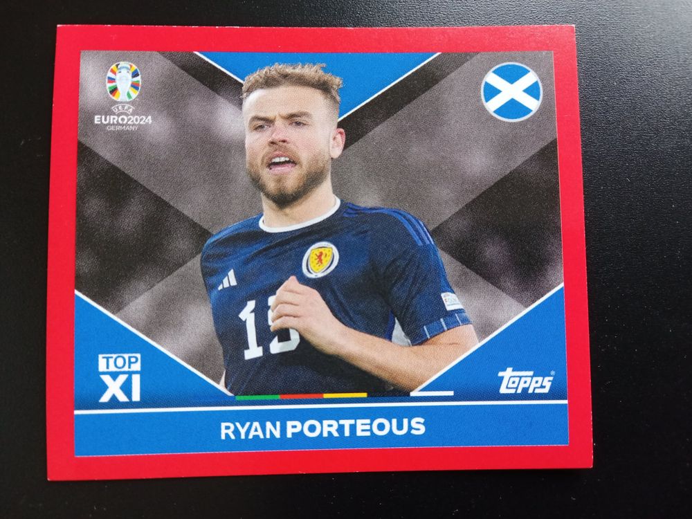 Ryan Porteous SCO TOP 2 Topps EM 2024 Sticker | Kaufen auf Ricardo