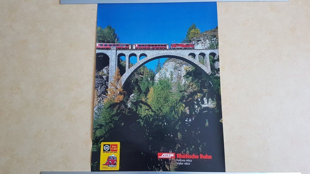 Poster, RhB, Bernina Express, Viaduc Solis, FAMA, UTZ (Neuf (Voir ...