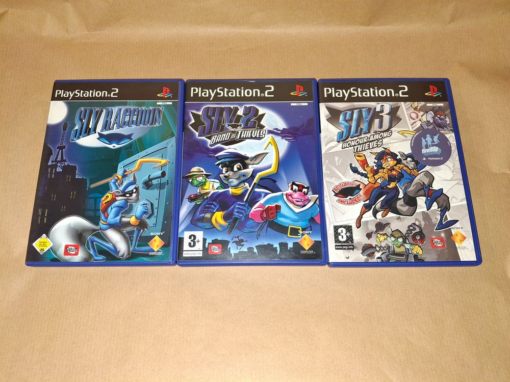 Sly Raccoon Sammlung: Sly 1 + 2 Band of Thieves + 3 - PS2 | Kaufen auf ...