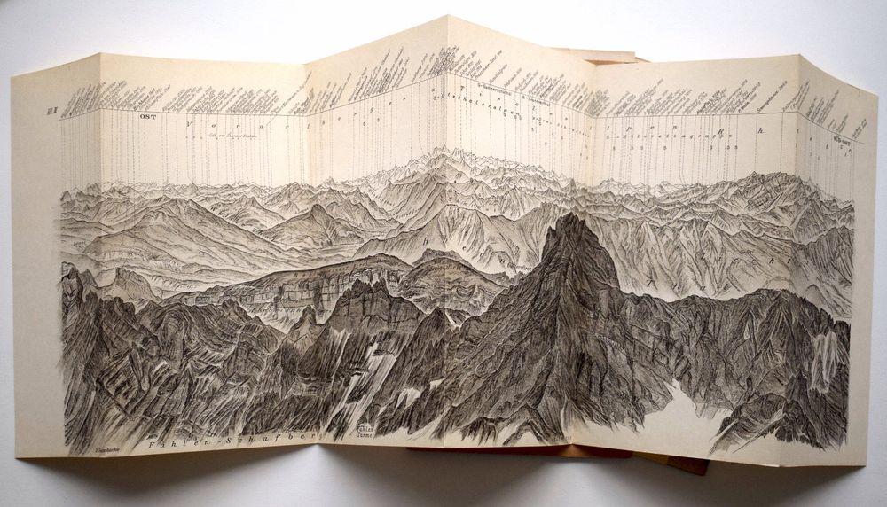 Albert Heim Eduard Imhof Säntis 1871 1929 Panoramakarten SAC (Gebraucht) in Dulliken für CHF 27 ...