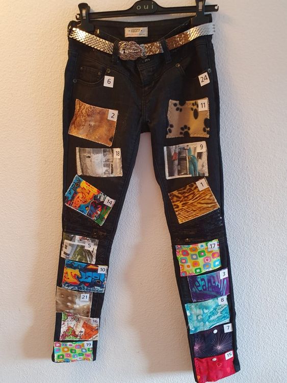 Adventskalender zum befüllen, Jeans mit Gürtel (Gebraucht) in für CHF 9 ...