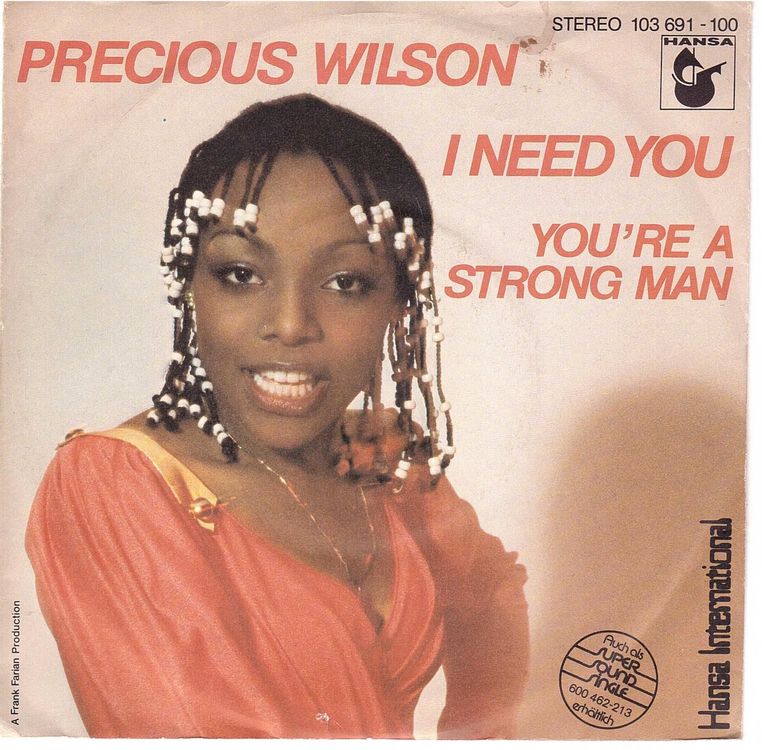Precious wilson - i need you (Gebraucht) in Oberwil (Dägerlen) für CHF 3 – mit Lieferung auf ...