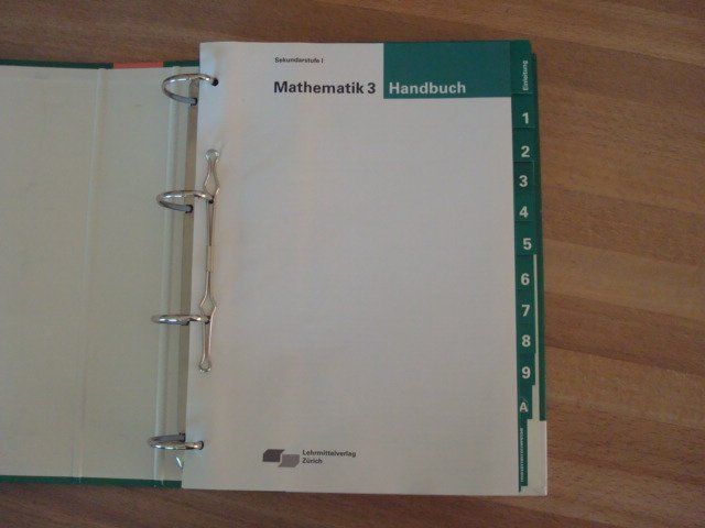 Mathematik 3 Handbuch Sekundarstufe (Gebraucht) in Wittenwil für CHF 42 ...