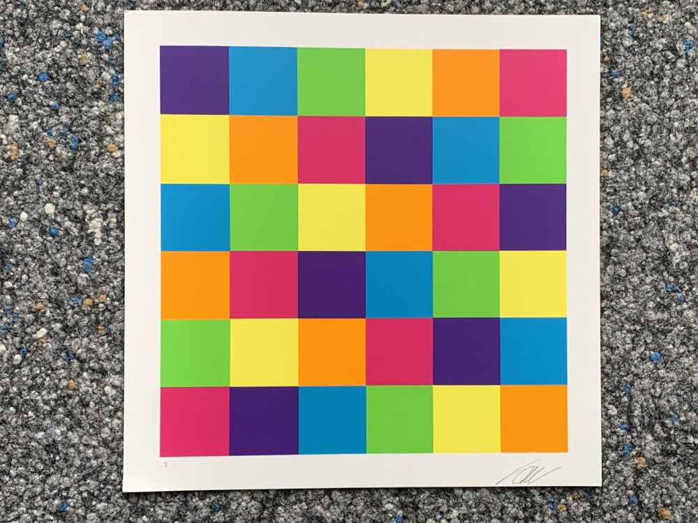 Lohse, Richard Paul, schöne Serigrafie, handsigniert (D'occasion) à ...