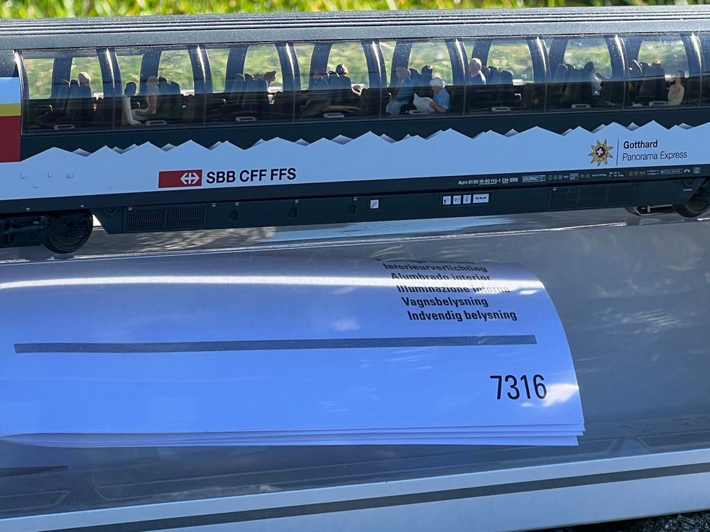 1. Klass Märklin-Wagen des Gotthard Panorama-Express Apm (Neu und originalverpackt) in Menziken ...