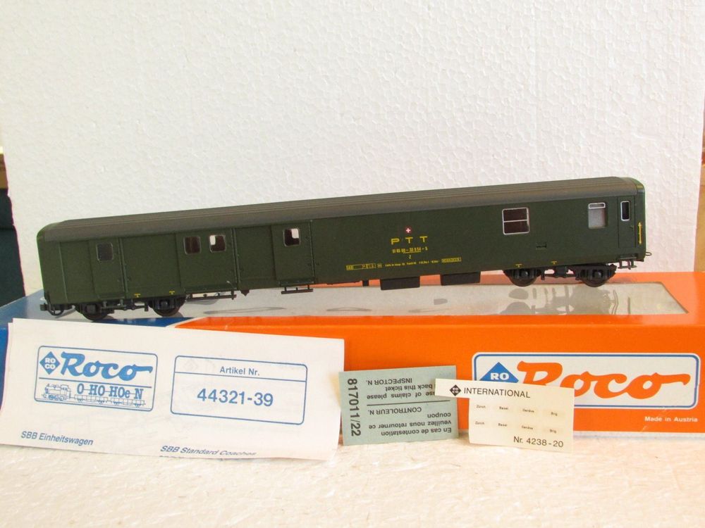 Roco 44335 SBB Postwagen PTT, H0,OVP | Kaufen auf Ricardo