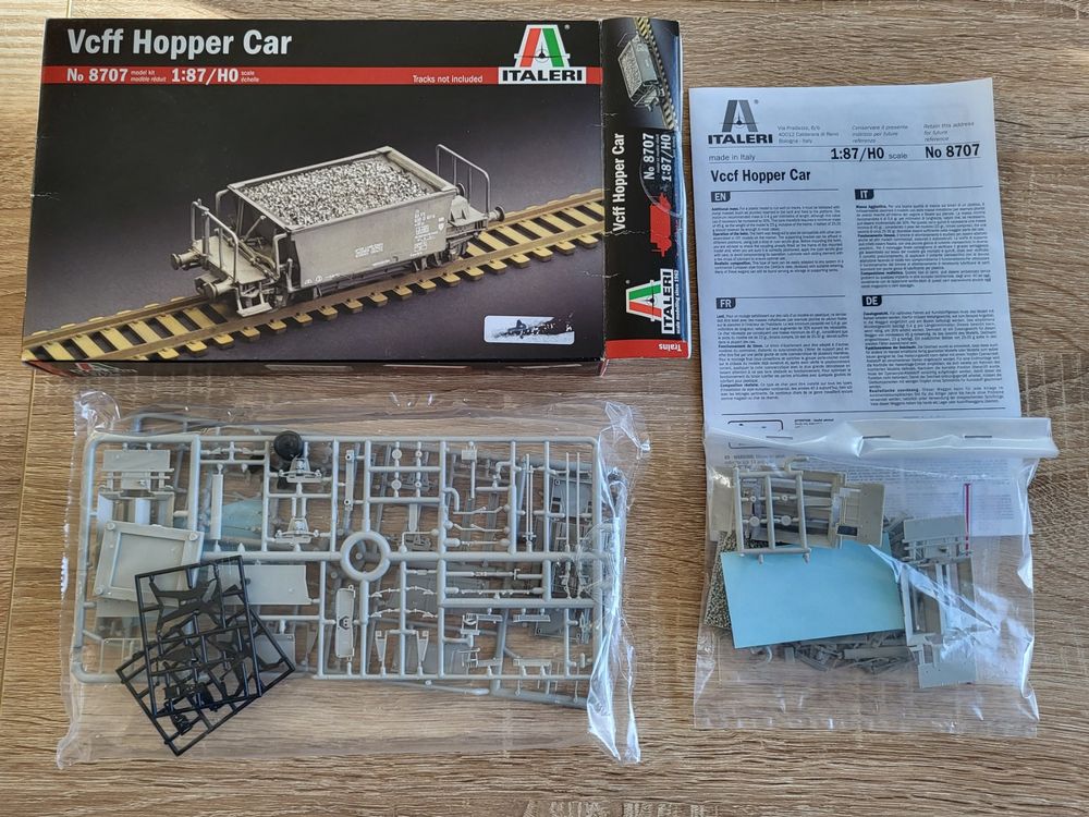 H0 Italeri FS Bausatz 2 Stk. Schotterwagen (Gebraucht) in Oberburg für ...