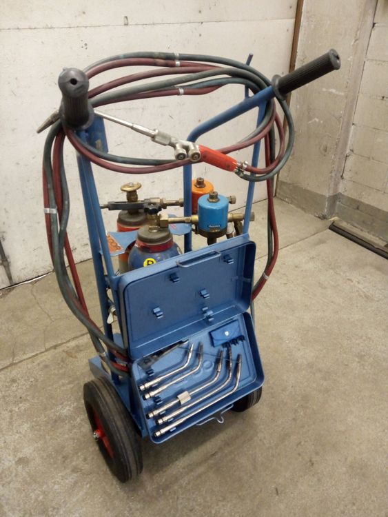 Autogen-Schweisswagen-Flaschenwagen-Gas-Karre inkl.Flaschen (Gebraucht ...