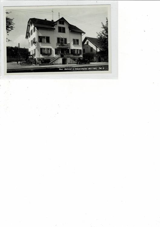 Rest. Bahnhof NOTTWIL Tel. 4 LU gel. 1935! (Gebraucht) in Hergiswil NW für CHF 18 – mit ...